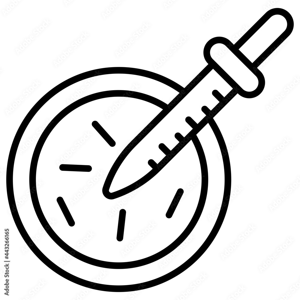 A cell culture plate, icon of petri dish Stock Vector | Adobe Stock