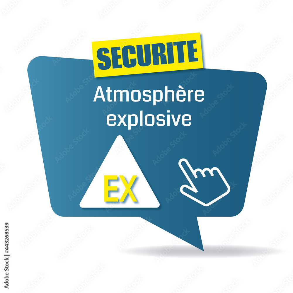 Logo atmosphère explosive. Stock Vector | Adobe Stock