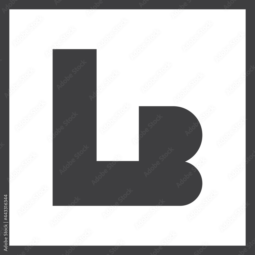 Initial BL letter logo vector template design. Creative abstract letter ...