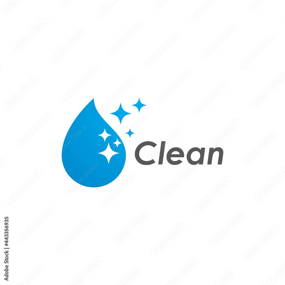 Cleaning logo and symbol Stock Vector | Adobe Stock