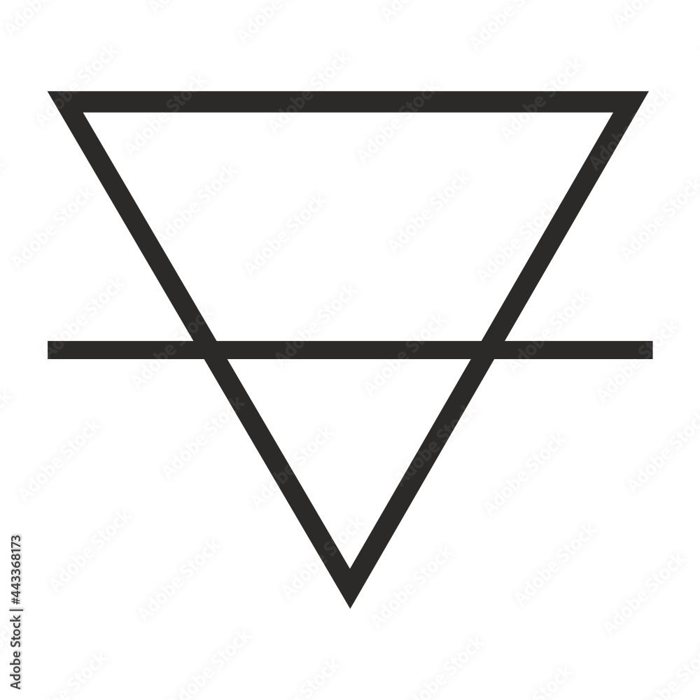 earth symbol triangle Stock Vector | Adobe Stock