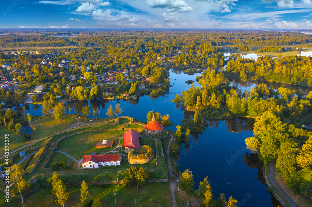 Priozersk in Karelia. Regions of Russia. Fortress Korela. Fortress in ...
