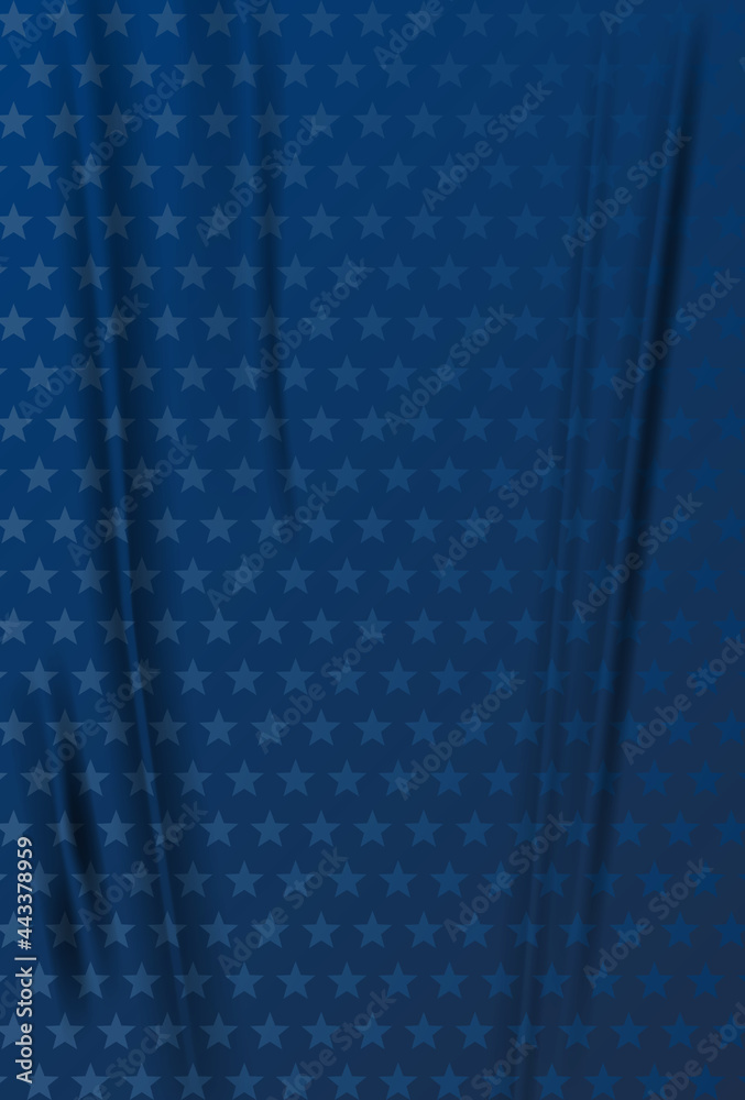 Blue USA background with stars. Patriotic background for Memorial day ...