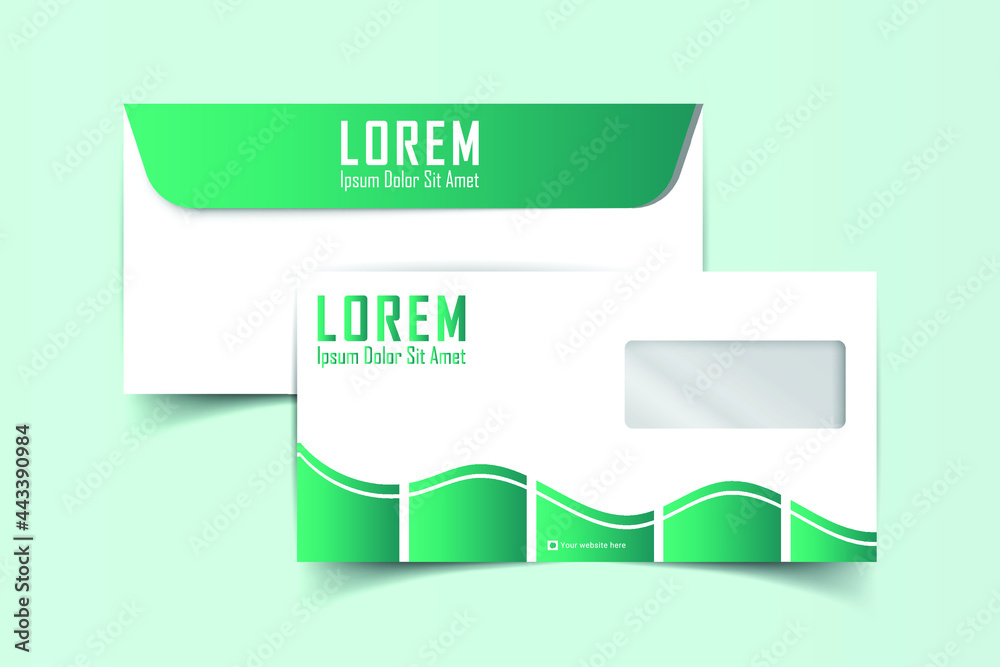 DL Envelope template. DL size envelope template. International standard ...