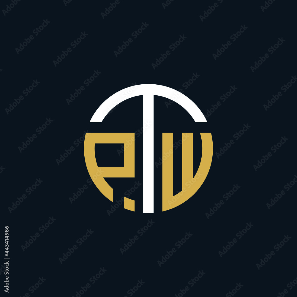 PTW logo, PTW icon, PTW vector, PTW monogram, PTW letter, PTW ...