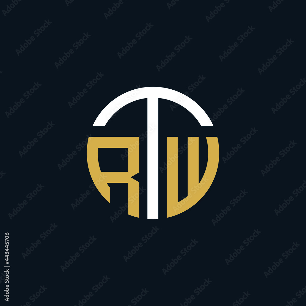 RTW logo, RTW icon, RTW vector, RTW monogram, RTW letter, RTW ...