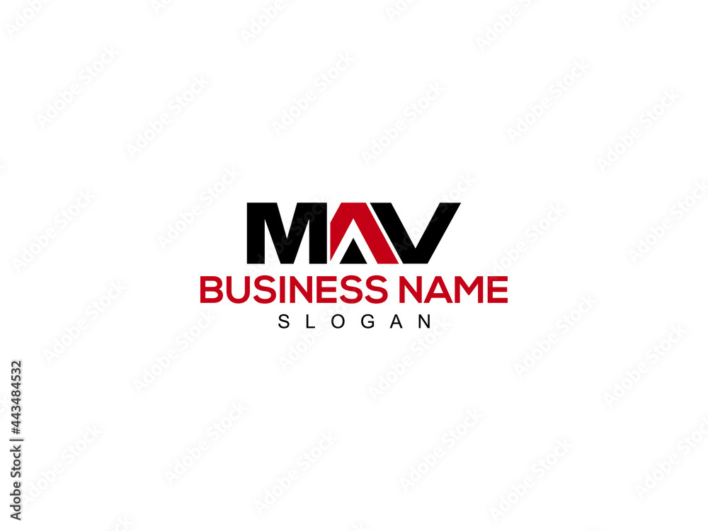 Letter MAV Logo Icon Vector Image Design For Your Business Stock Vector ...
