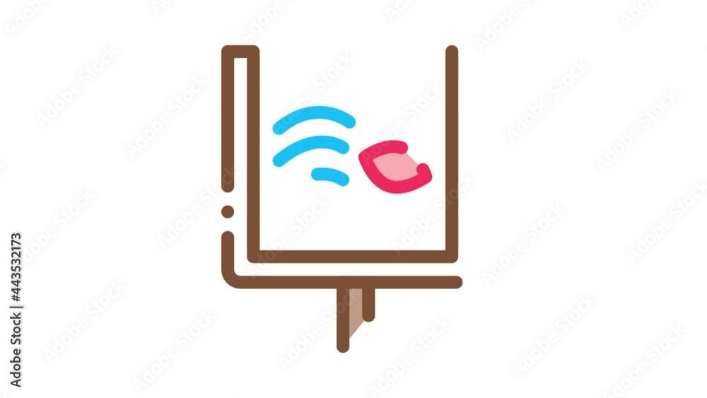 Ball Flies at Gate Icon Animation. color Ball Flies at Gate animated ...