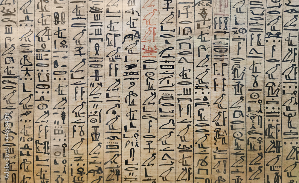 The writing of the ancient Egyptians. Ancient Egyptian hieroglyphs and ...