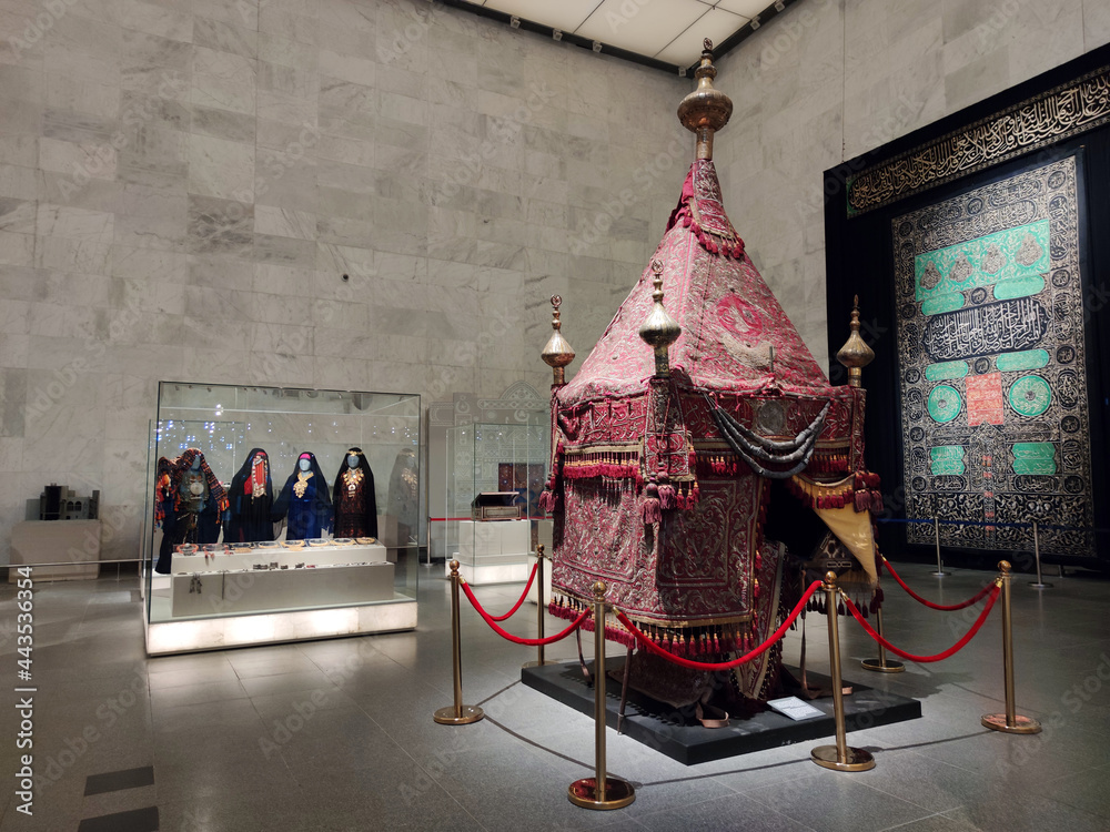 Various exhibits at the modern new National Museum of Egyptian ...