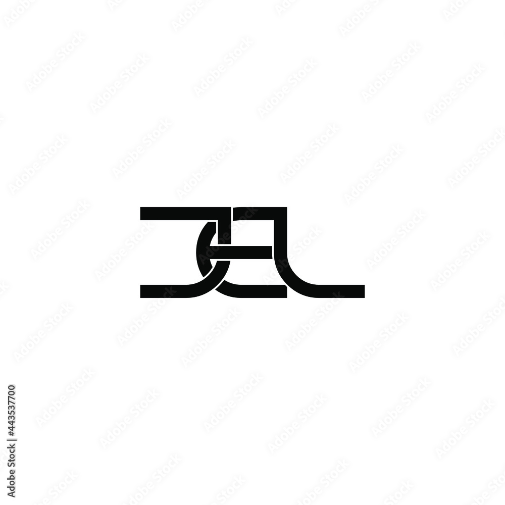 jel letter original monogram logo design Stock Vector | Adobe Stock