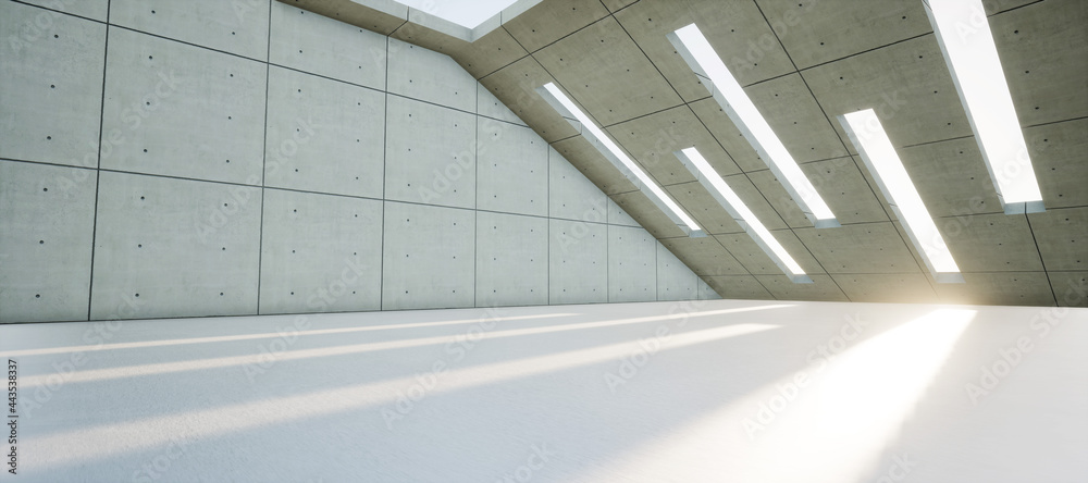 Colorful abstract background: geometric building of cement. (Car ...