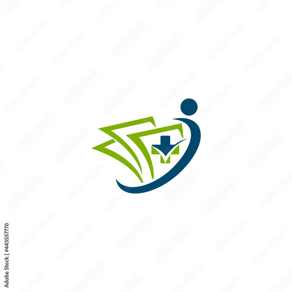medical billing logo Stock Vector | Adobe Stock