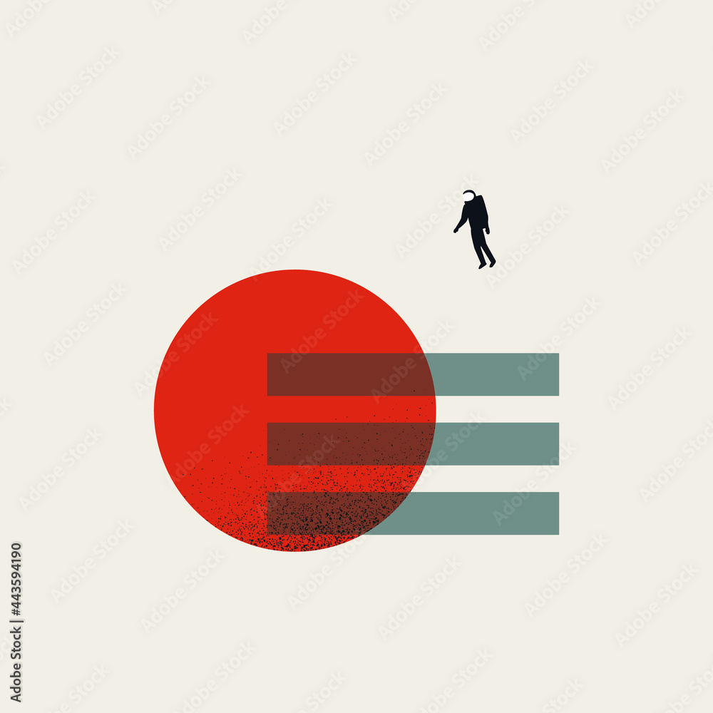 Business digital transformation vector concept symbol. Symbol of future ...