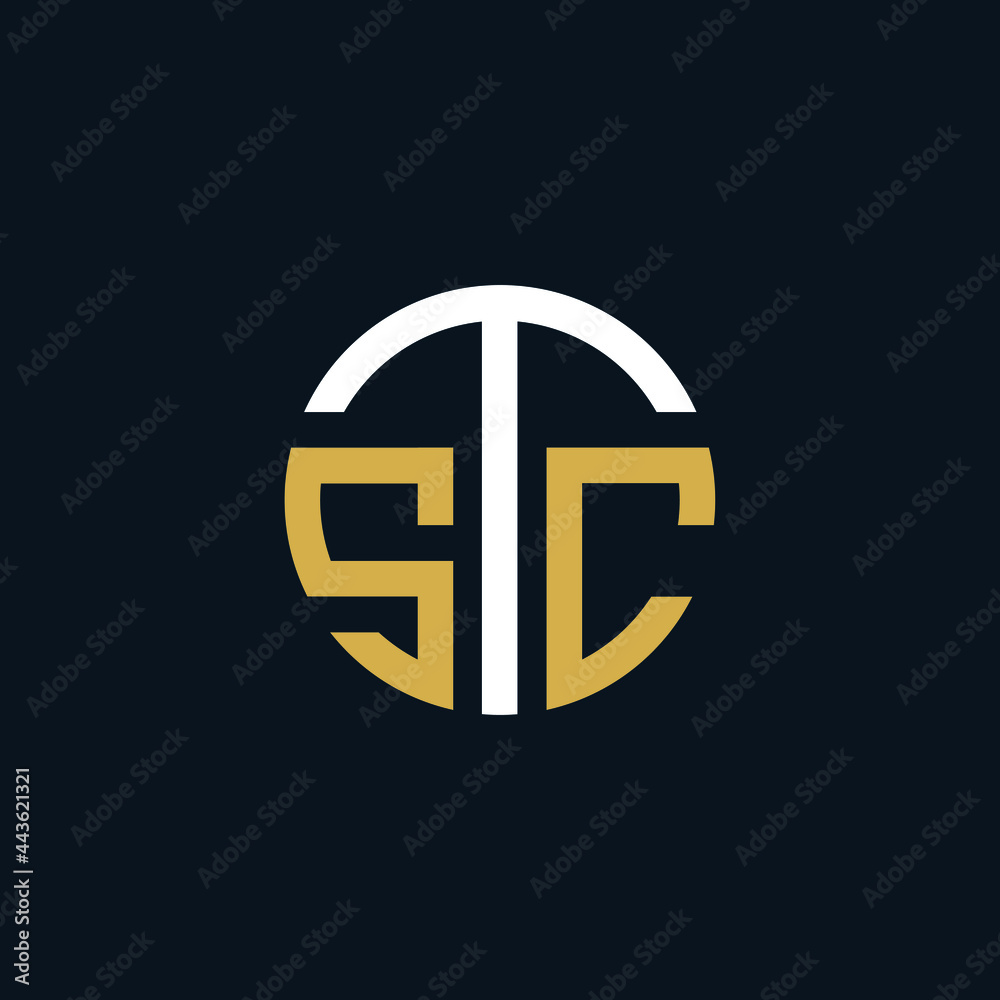 Vetor de STC logo, STC icon, STC vector, STC monogram, STC letter, STC ...