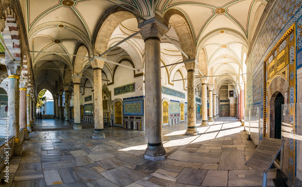Topkapi Palace.view .Topkapi Palace is popular tourist attraction in ...
