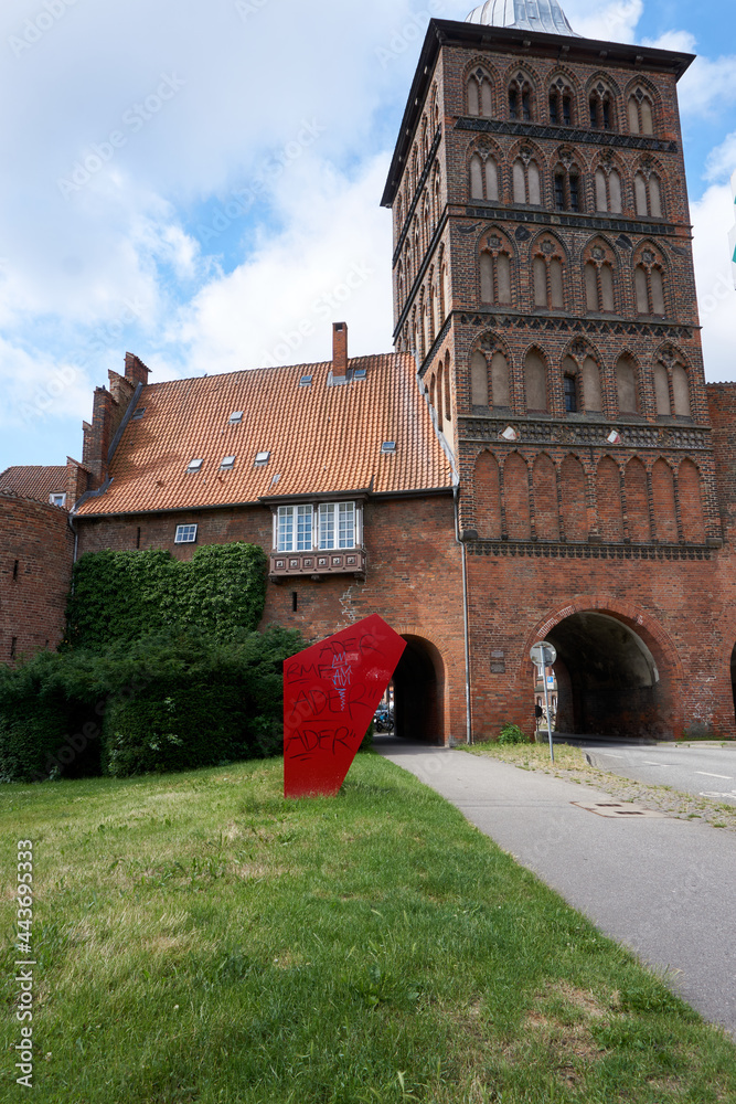 luebeck historical buildings castle gate towers medieval sightseeings ...