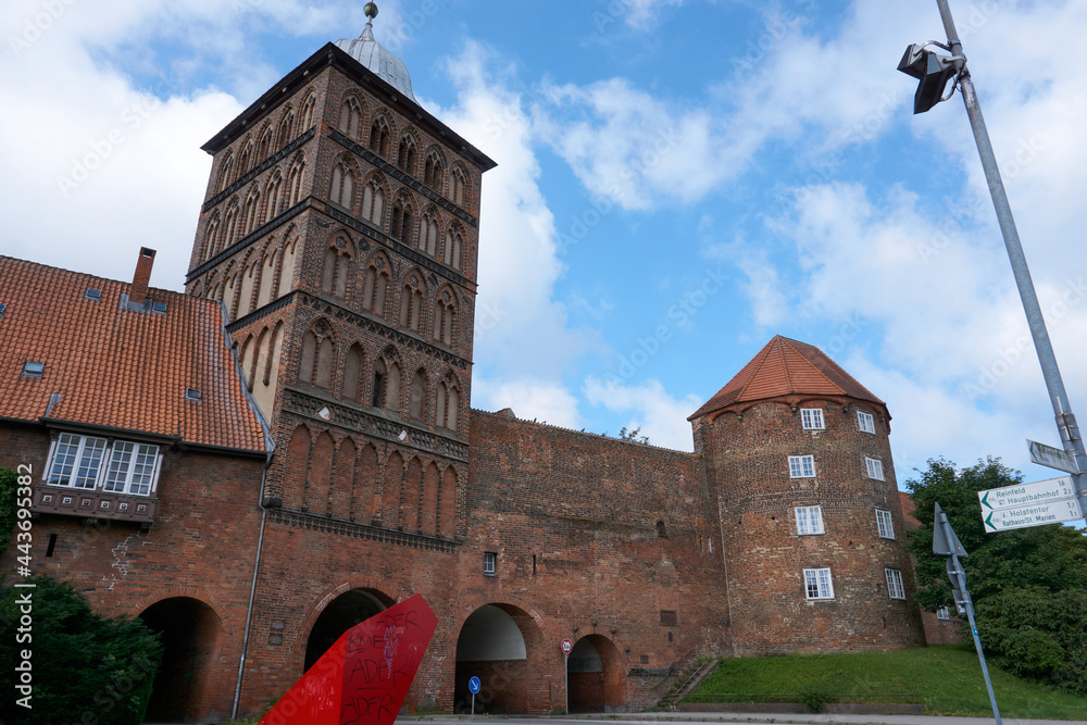 luebeck historical buildings castle gate towers medieval sightseeings ...