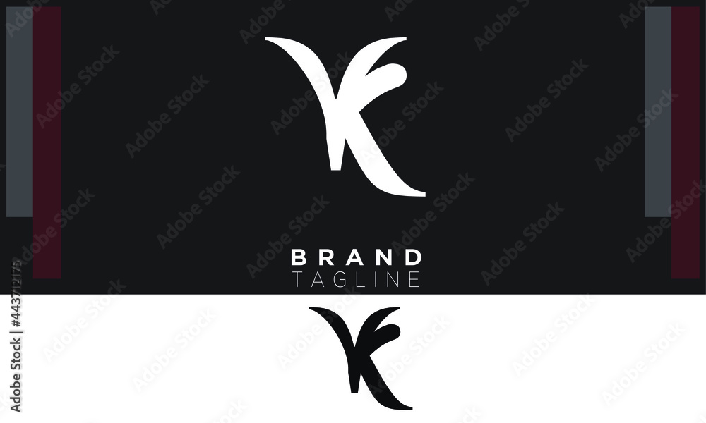 YK Alphabet letters Initials Monogram logo KY, Y and K Stock Vector ...