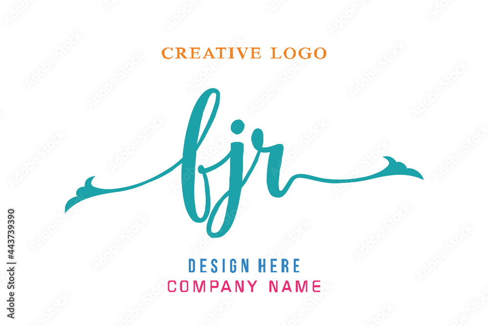 FJR lettering logo is simple, easy to understand and authoritative ...