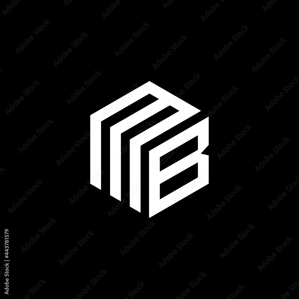 MB logo, MB icon, MB vector, MB monogram, MB letter, MB minimalist, MB ...