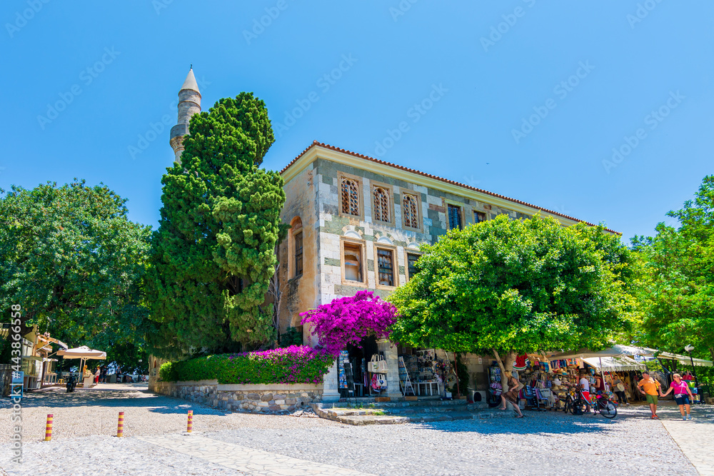 Beautiful street view in Kos Island. Kos Island is populer tourist ...