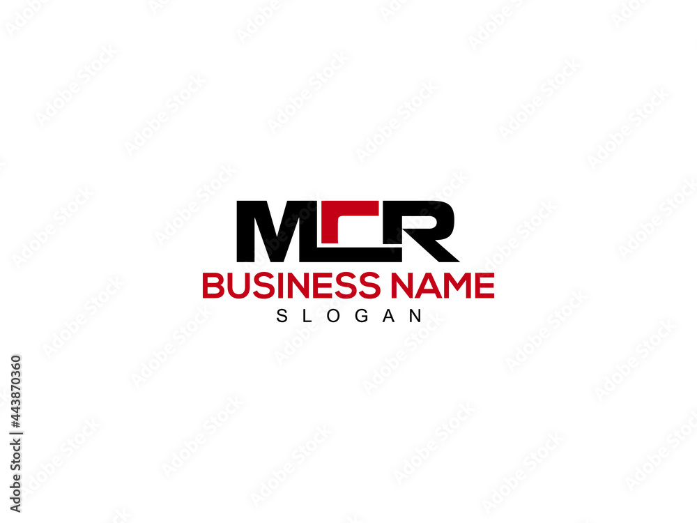 Letter MCR Logo Icon Vector Image Design For Company or Business Stock ...
