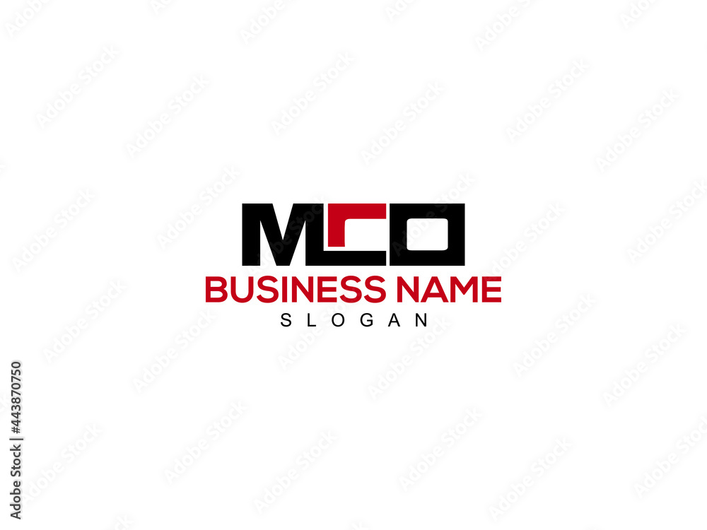 Letter MCO Logo Icon Vector Image Design For Company or Business Stock ...