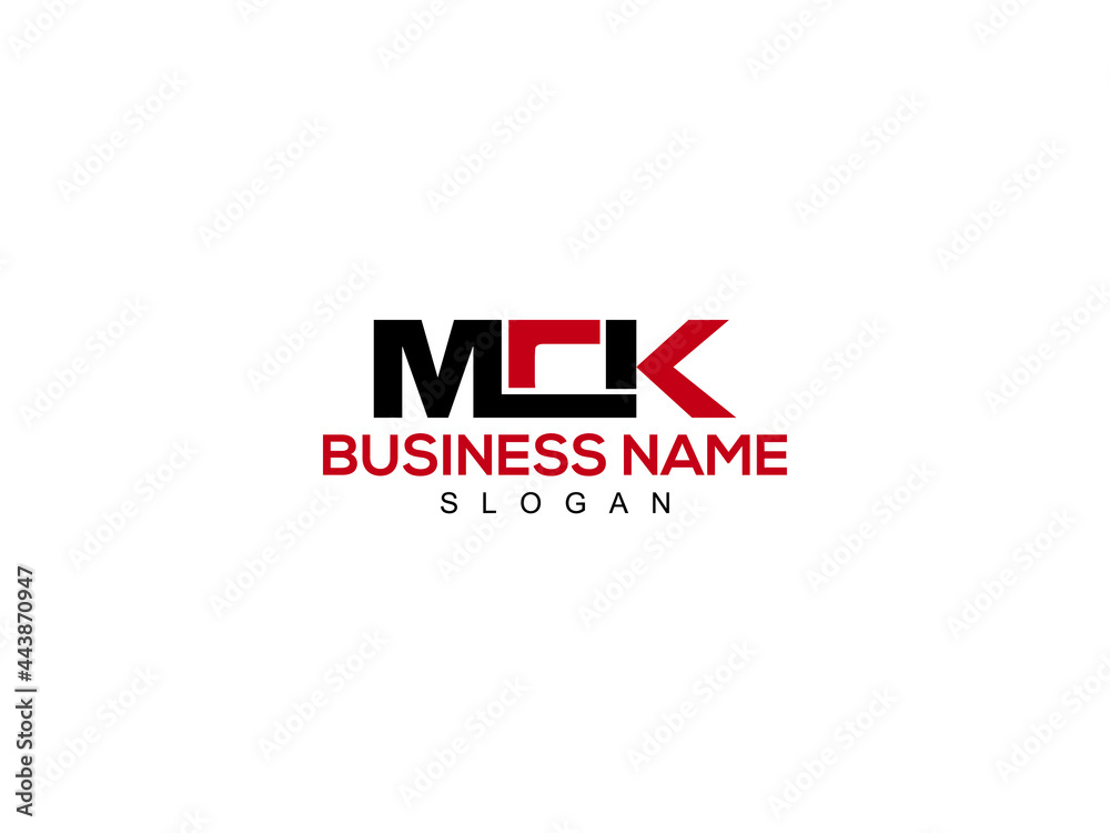 Letter MCK Logo Icon Vector Image Design For Company Stock Vector ...