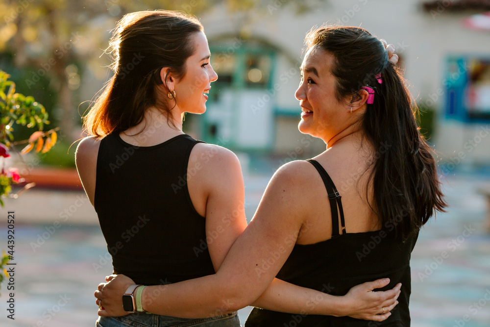 Deaf friends with cochlear implants Stock Photo | Adobe Stock