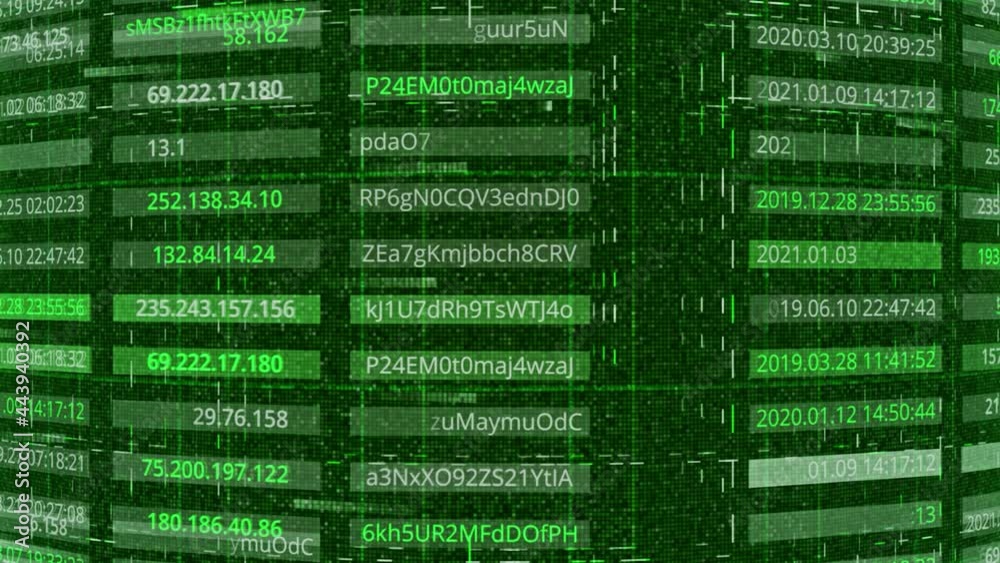 Hacking Passwords And Addresses Animation Passwords And Addresses Are Publicly Available After