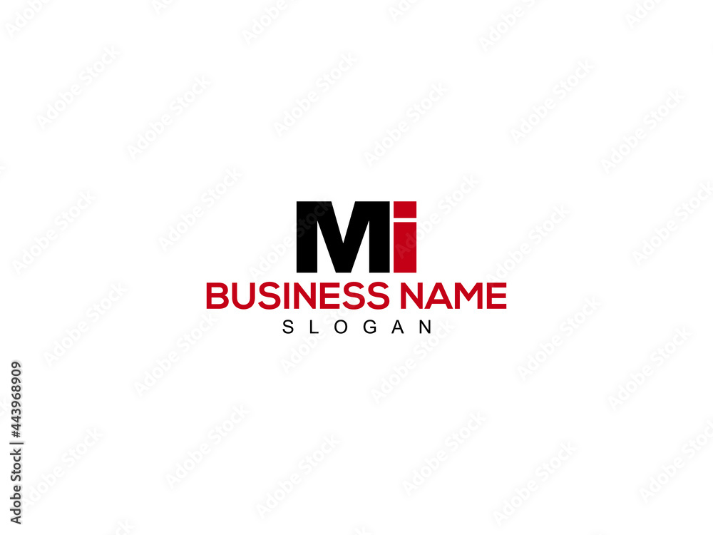Letter MI Logo, Creative mi Logo Icon Vector Image Design For Company ...