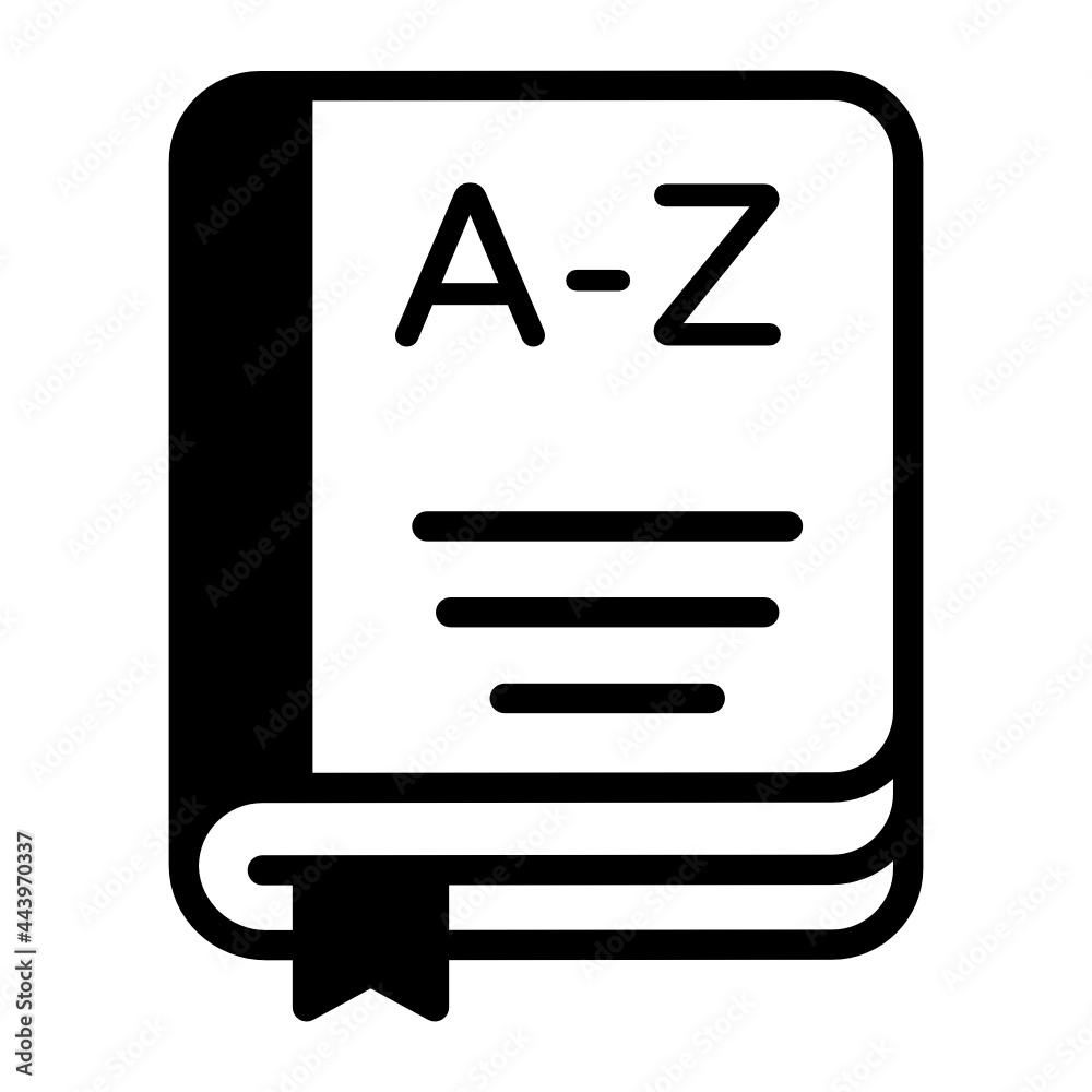 Dictionary vector de Stock | Adobe Stock