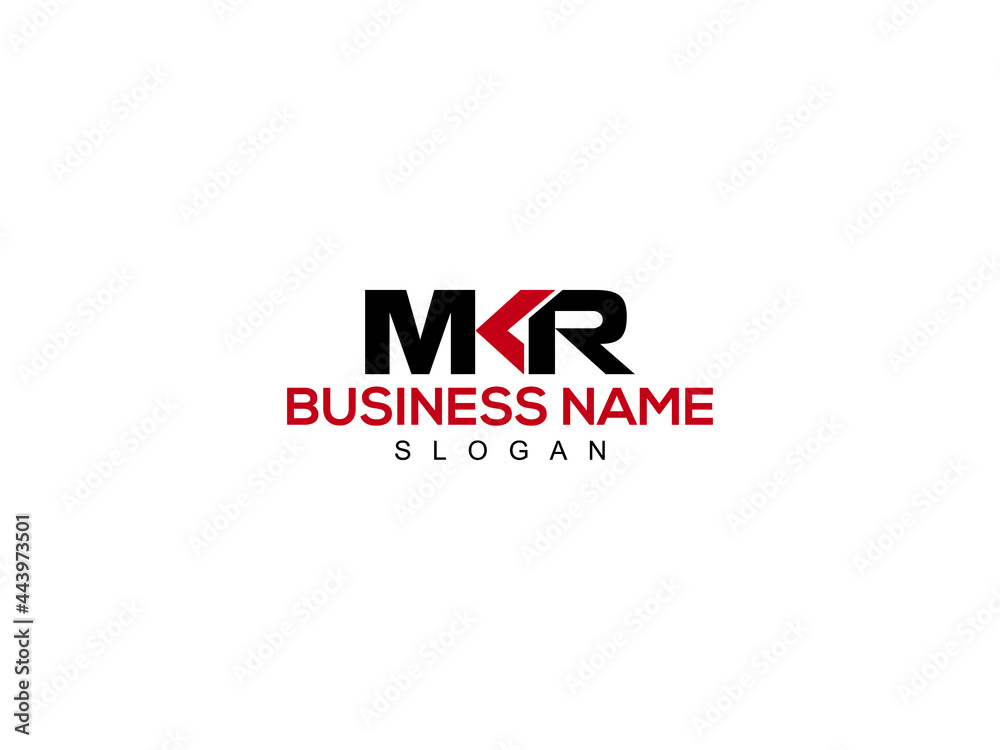 Letter MKR Logo Icon Vector Image Design For Company or Business Stock ...