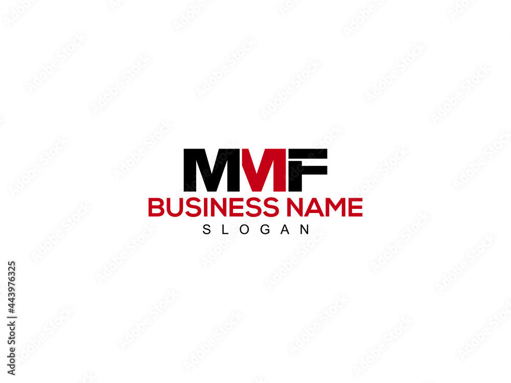 Letter MMF Logo Icon Vector Image Design For Company or Business Stock ...