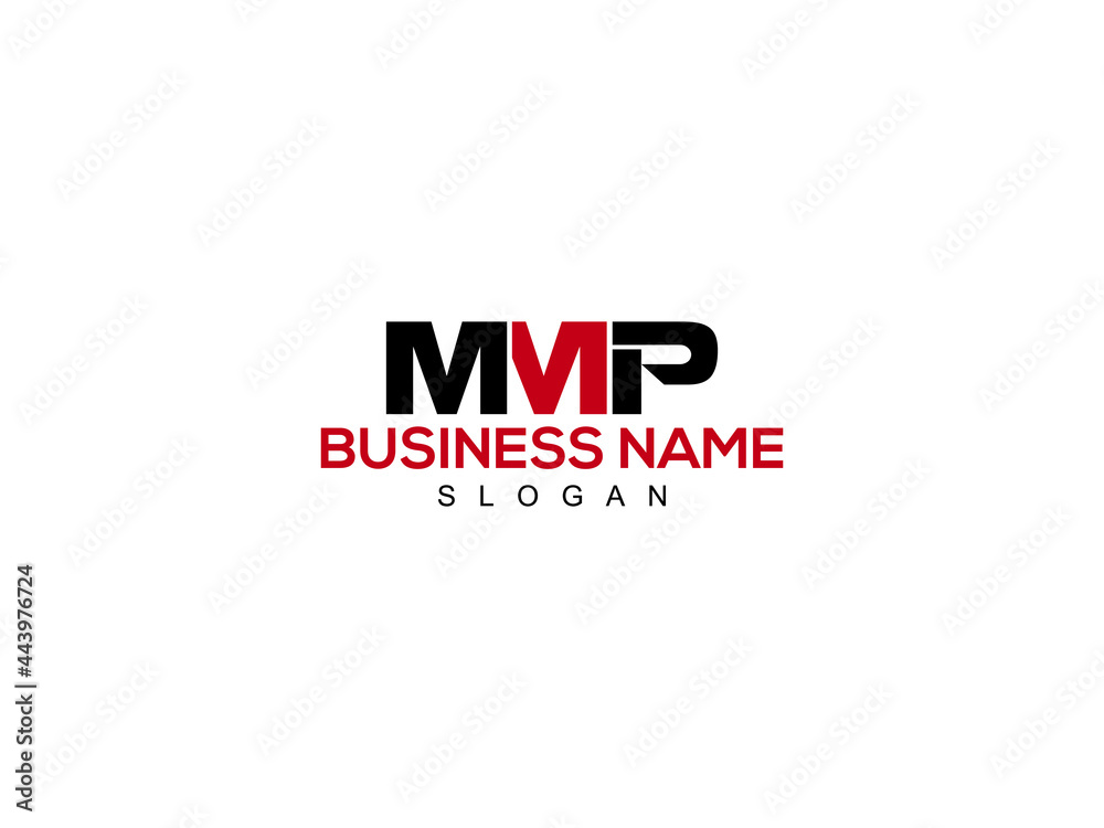 Letter MMP Logo Icon Vector Image Design For Company or Business Stock ...