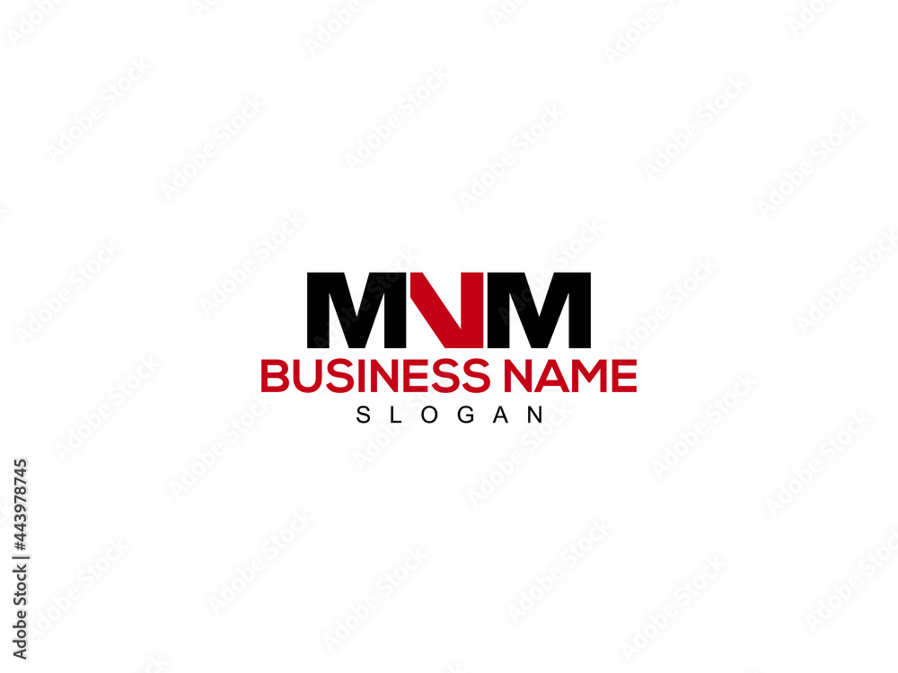 Letter MNM Logo Icon Vector Image Design For Company or Business Stock ...