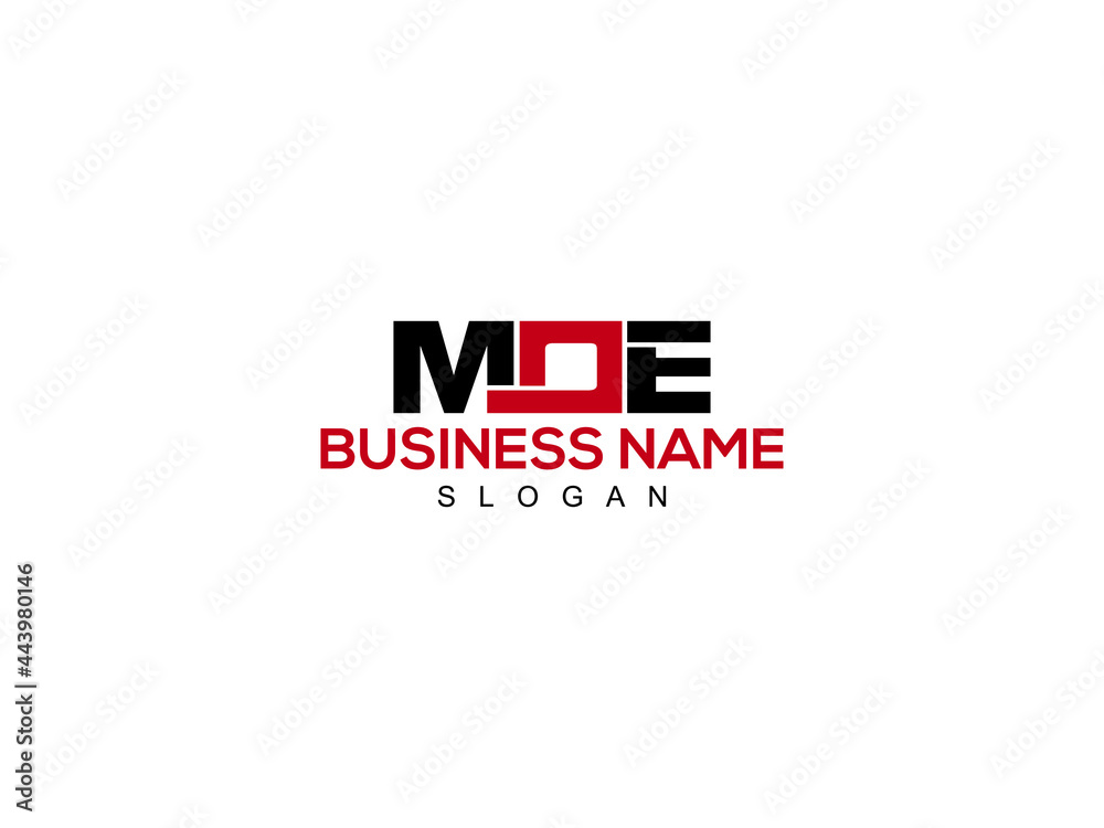 Letter MOE Logo Icon Vector Image Design For Company or Business Stock ...