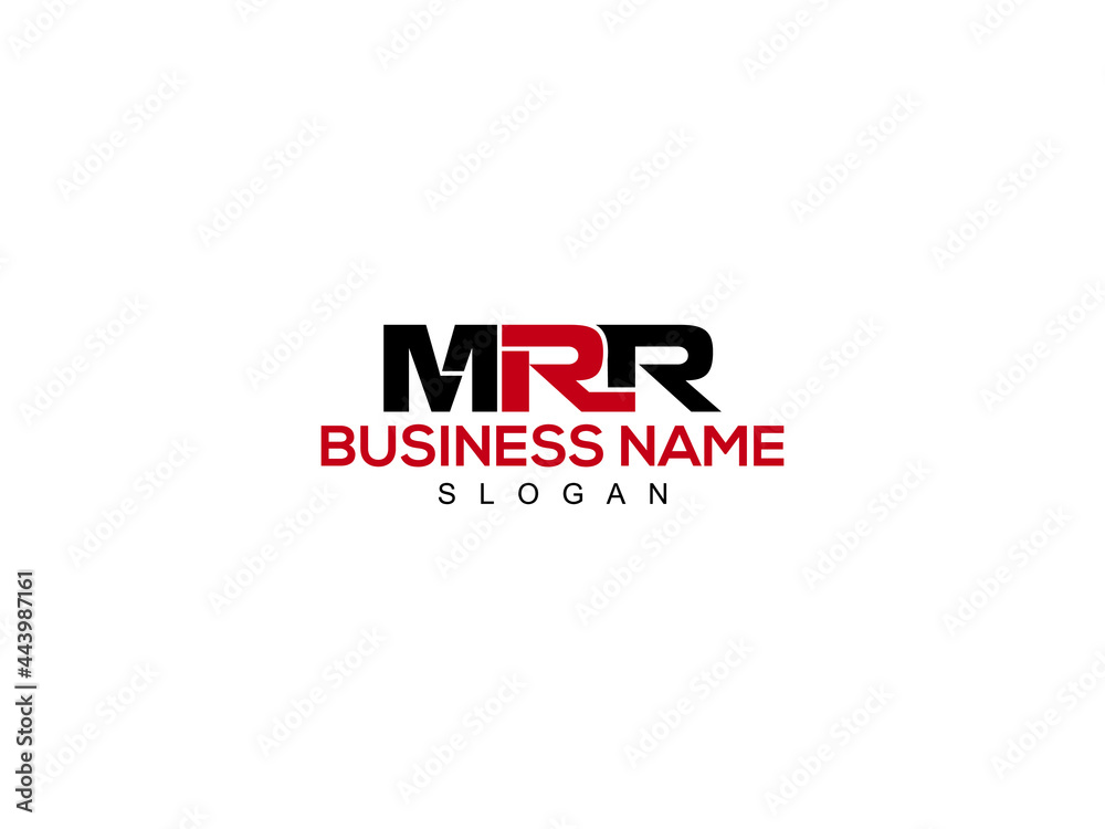Letter MRR Logo Icon Vector Image Design For Company or Business Stock ...