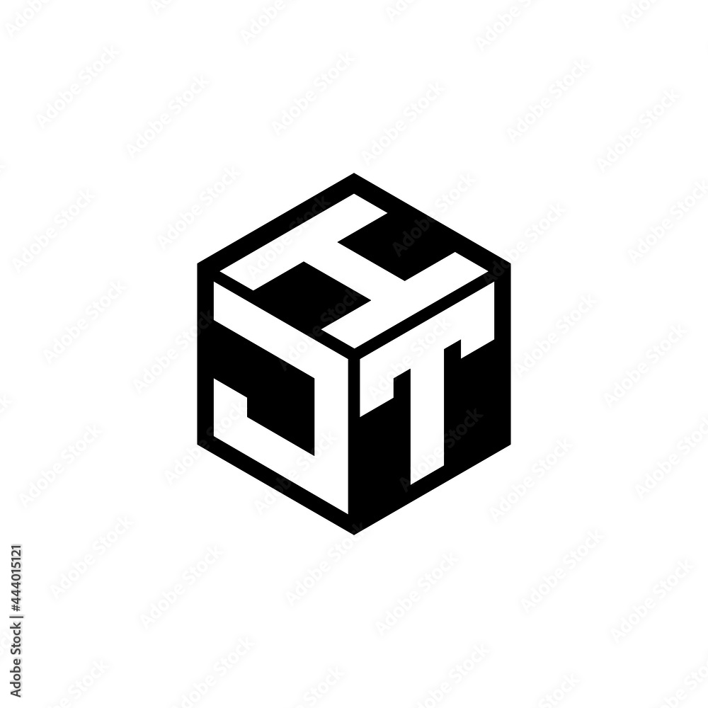 JTI letter logo design with white background in illustrator, vector ...