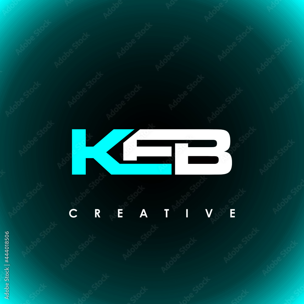 KEB Letter Initial Logo Design Template Vector Illustration Stock ...