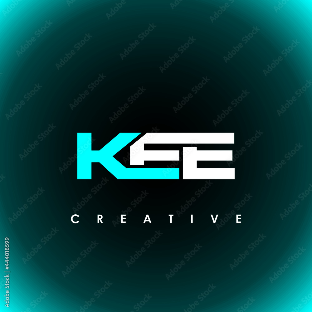 KEE Letter Initial Logo Design Template Vector Illustration Stock ...