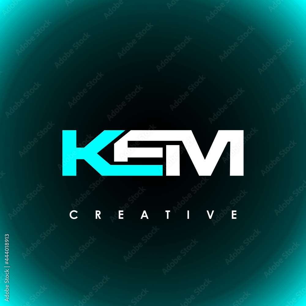 KEM Letter Initial Logo Design Template Vector Illustration Stock ...