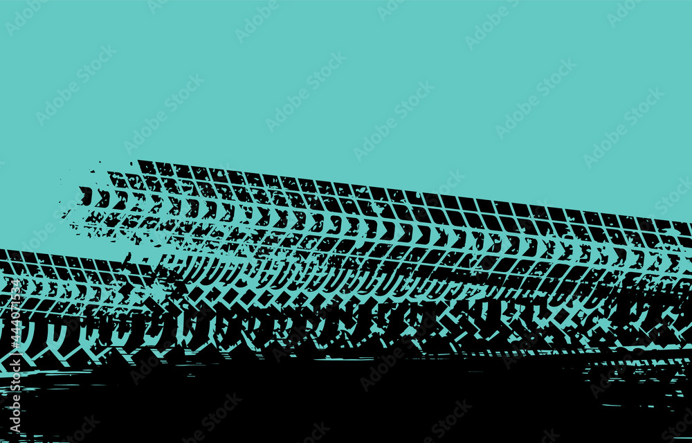 Black car tire marks background Stock Vector | Adobe Stock