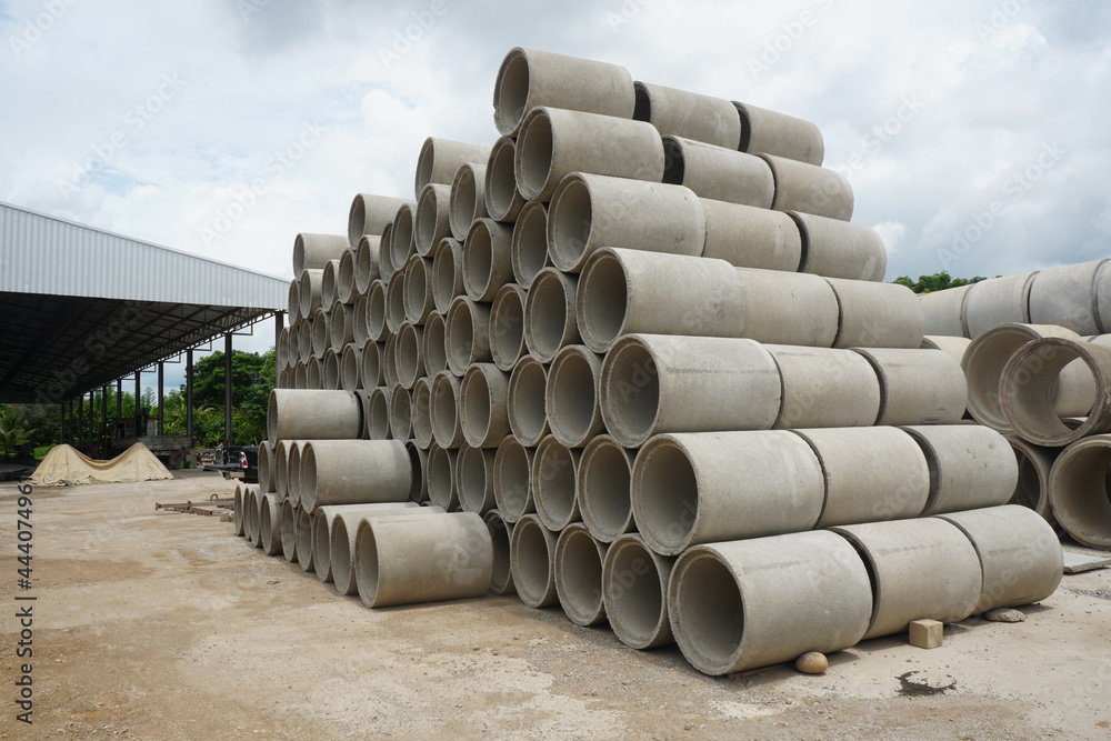 Reinforced concrete pipes for drainage and industrial building ...