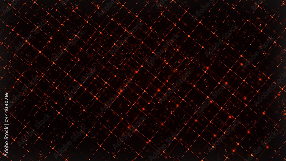 Computer generated abstract digital technology backdrop. 3D rendering a ...