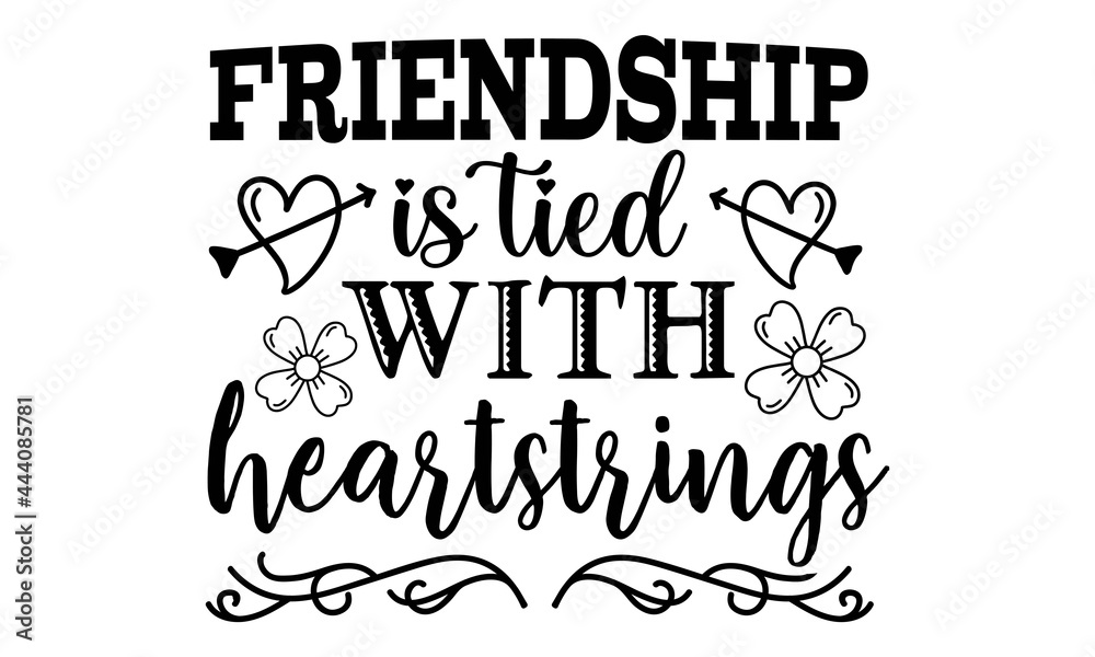 Black And White Best Friends Clipart