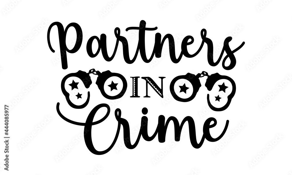 Partners in crime SVG, Friendship Bundle SVG Cut Files, Vector ...