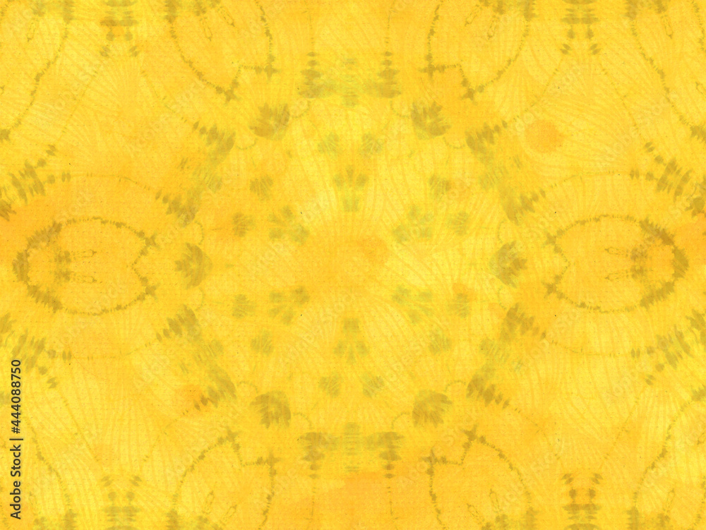 Abstract yellow background in hippie style. Best for summer project ...