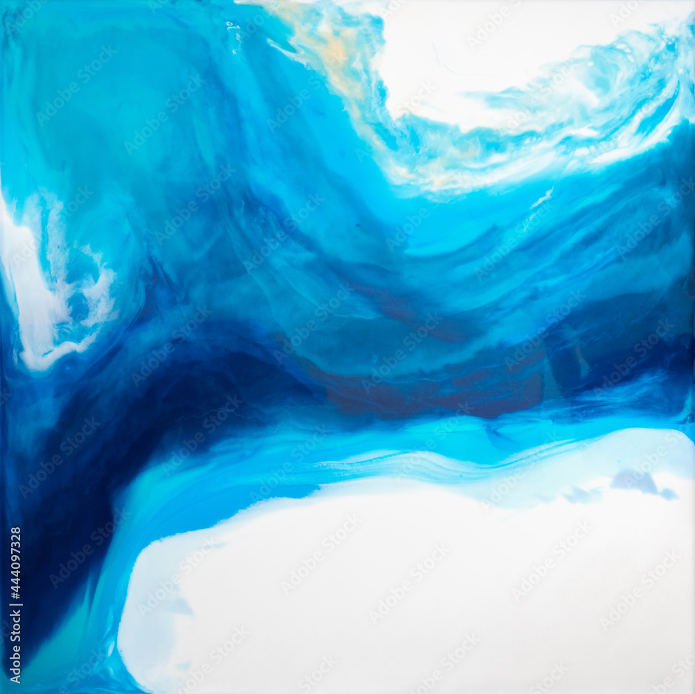 Part of original resin art epoxy resin painting. High quality details ...